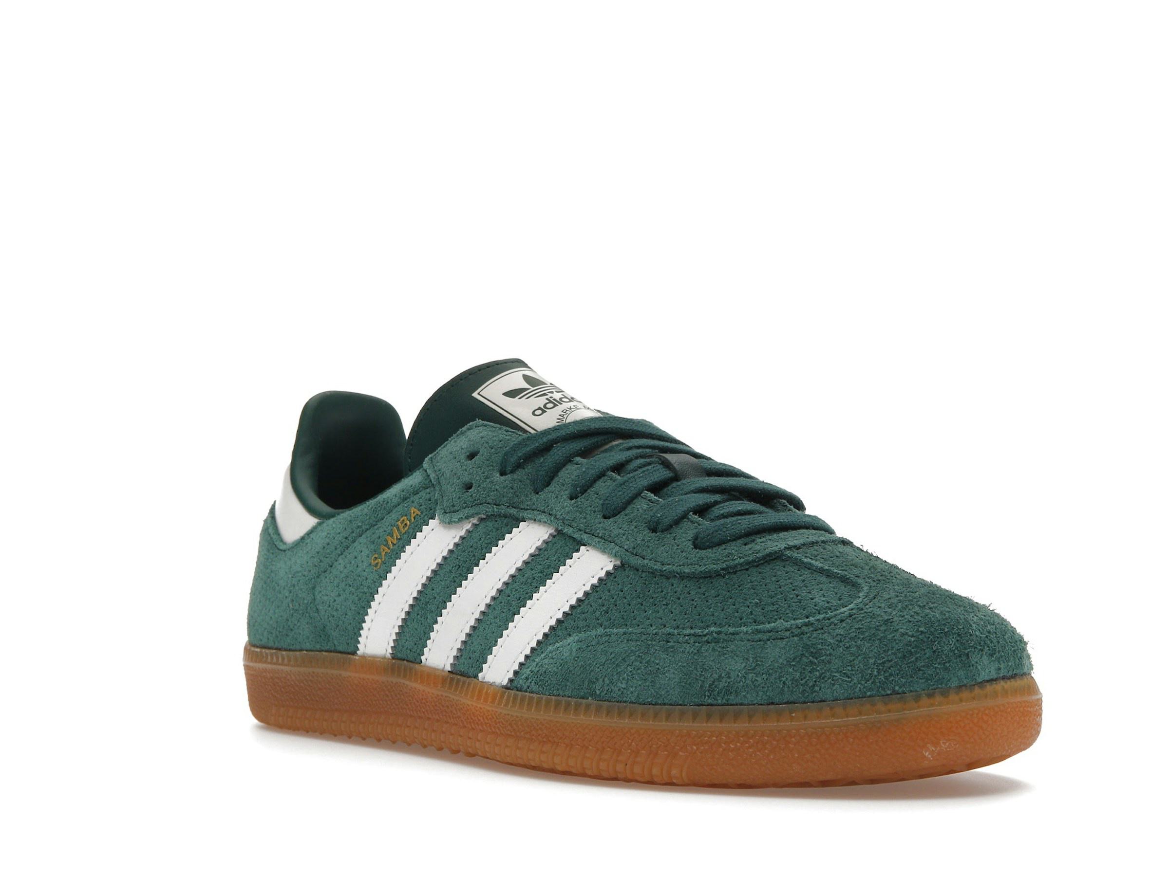 adidas Samba OG Collegiate Green Gum Suede Sneakers - HP7902 - Cushiow