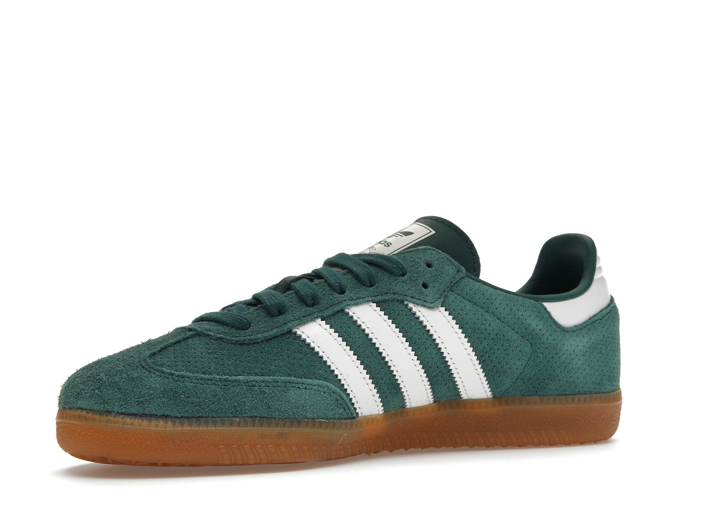 adidas Samba OG Collegiate Green Gum Suede Sneakers - HP7902 - Cushiow