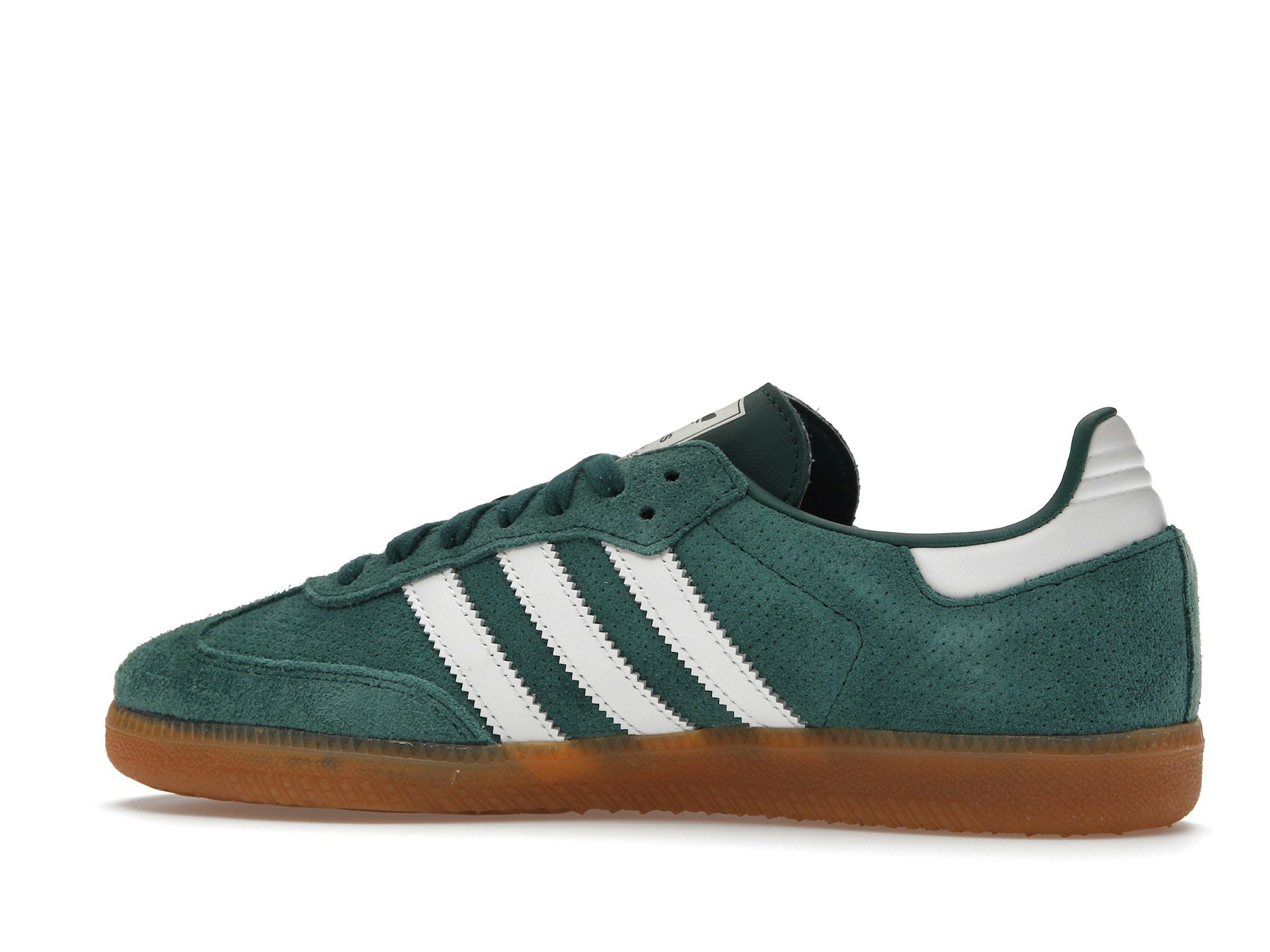 adidas Samba OG Collegiate Green Gum Suede Sneakers - HP7902 - Cushiow