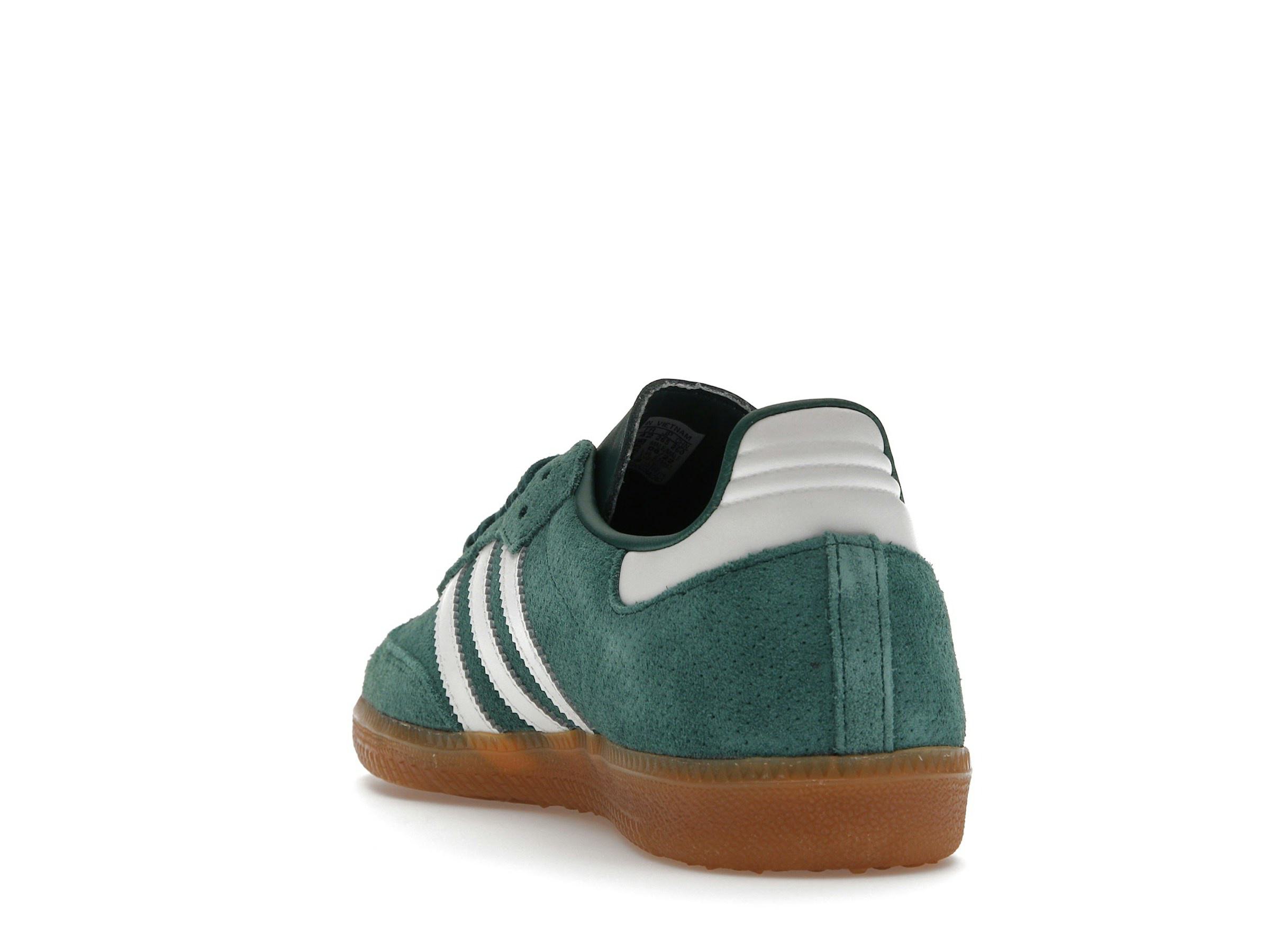 adidas Samba OG Collegiate Green Gum Suede Sneakers - HP7902 - Cushiow