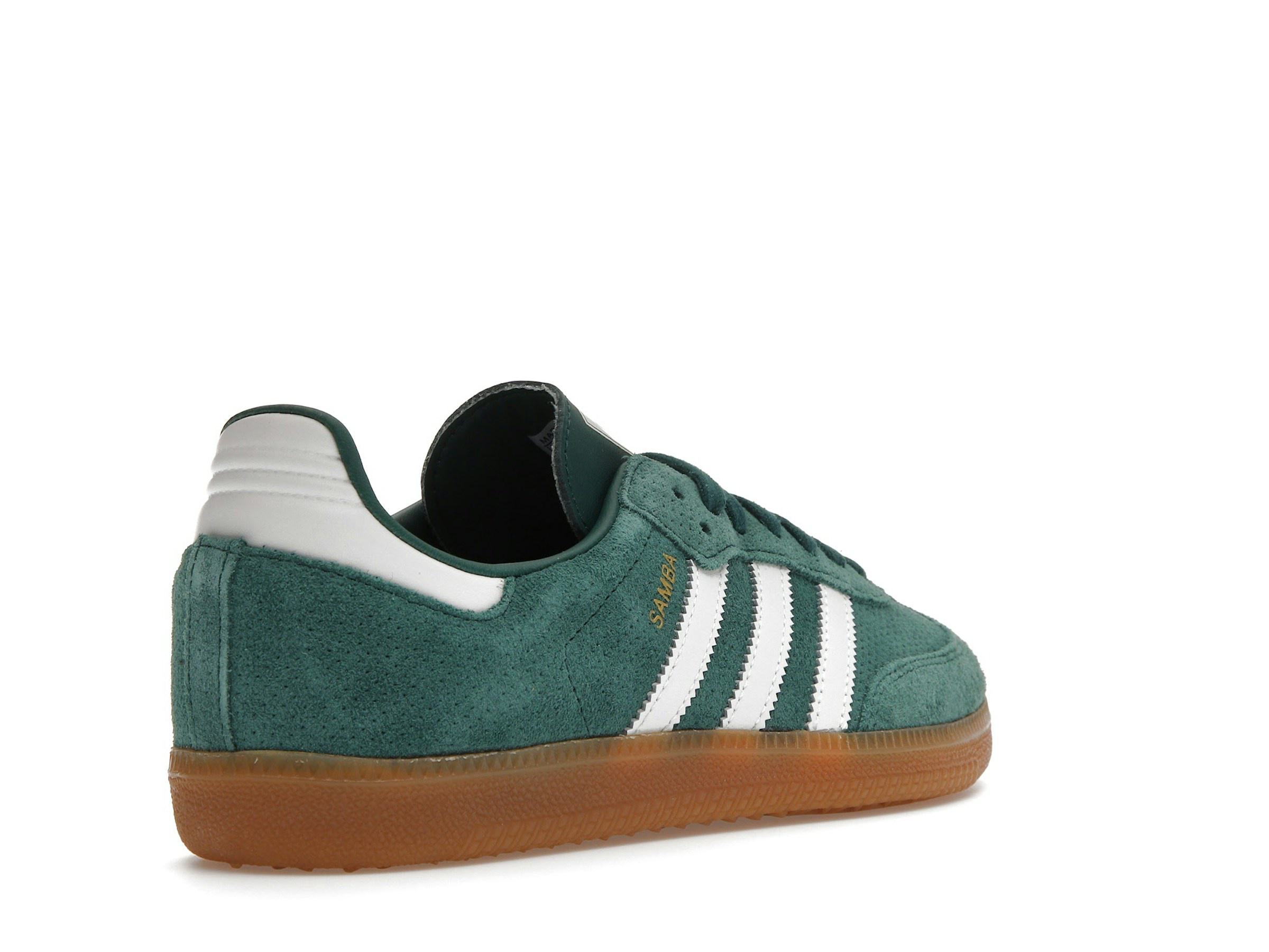adidas Samba OG Collegiate Green Gum Suede Sneakers - HP7902 - Cushiow
